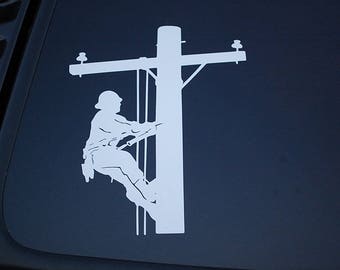 Electrician sticker | Etsy