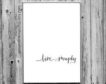Simple art print | Etsy