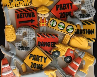Construction cookies | Etsy