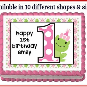 Frog cake topper | Etsy