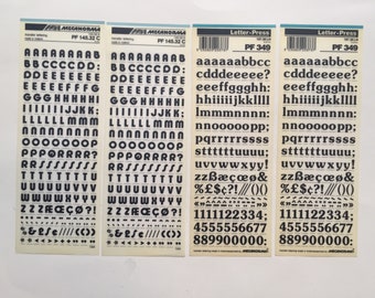 Rub on letters | Etsy