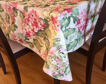 Hydrangea tablecloth | Etsy