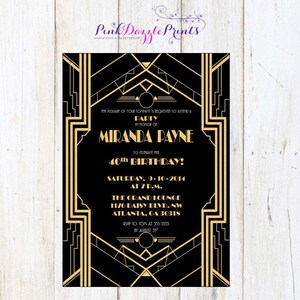 Harlem nights invitations | Etsy