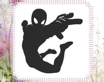 Spiderman stencil | Etsy