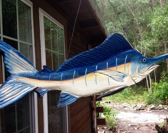 Wooden marlin | Etsy