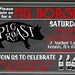 Pig Roast invitation or flier flyer for BBQ party and barbecue