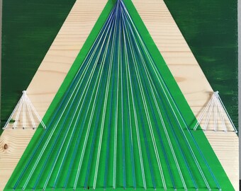 Mountain string art | Etsy