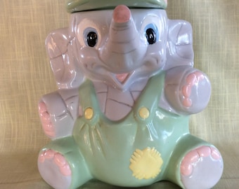 Elephant cookie jar | Etsy
