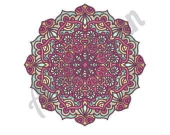 Mandala embroidery | Etsy