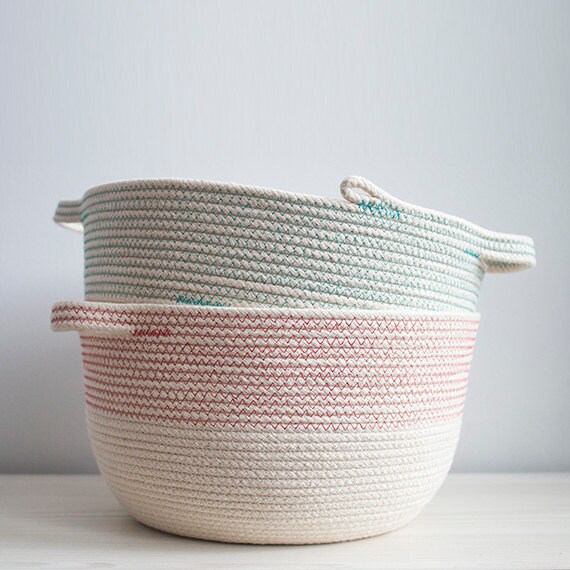 Small Rope Coil Basket