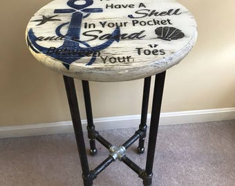 Nautical end table | Etsy
