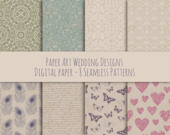 44 Vintage digital papers Instant download digital paper