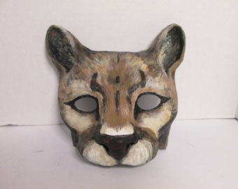 Cougar mask | Etsy