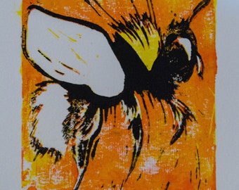 Bumble bee print | Etsy