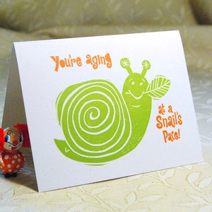 Snail birthday | Etsy
