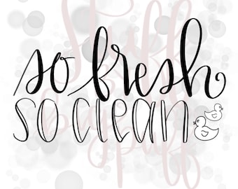 So fresh so clean | Etsy
