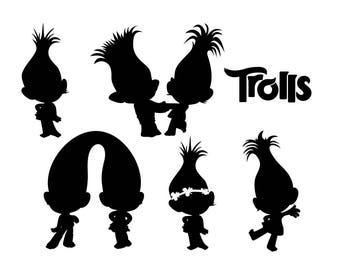 Cutting files trolls | Etsy