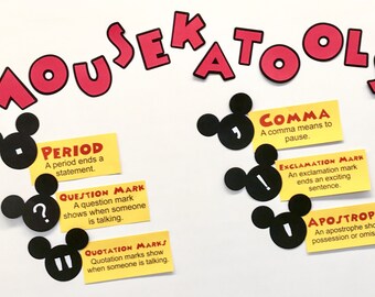Preschool Kindergarten Classroom Disney Mickey Minnie Mouse