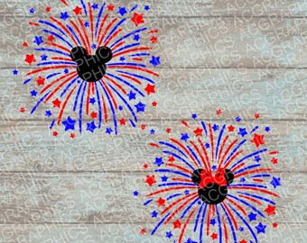 Mickey fireworks | Etsy