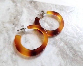 Tortoise earrings | Etsy