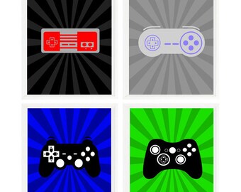 Game controller art | Etsy