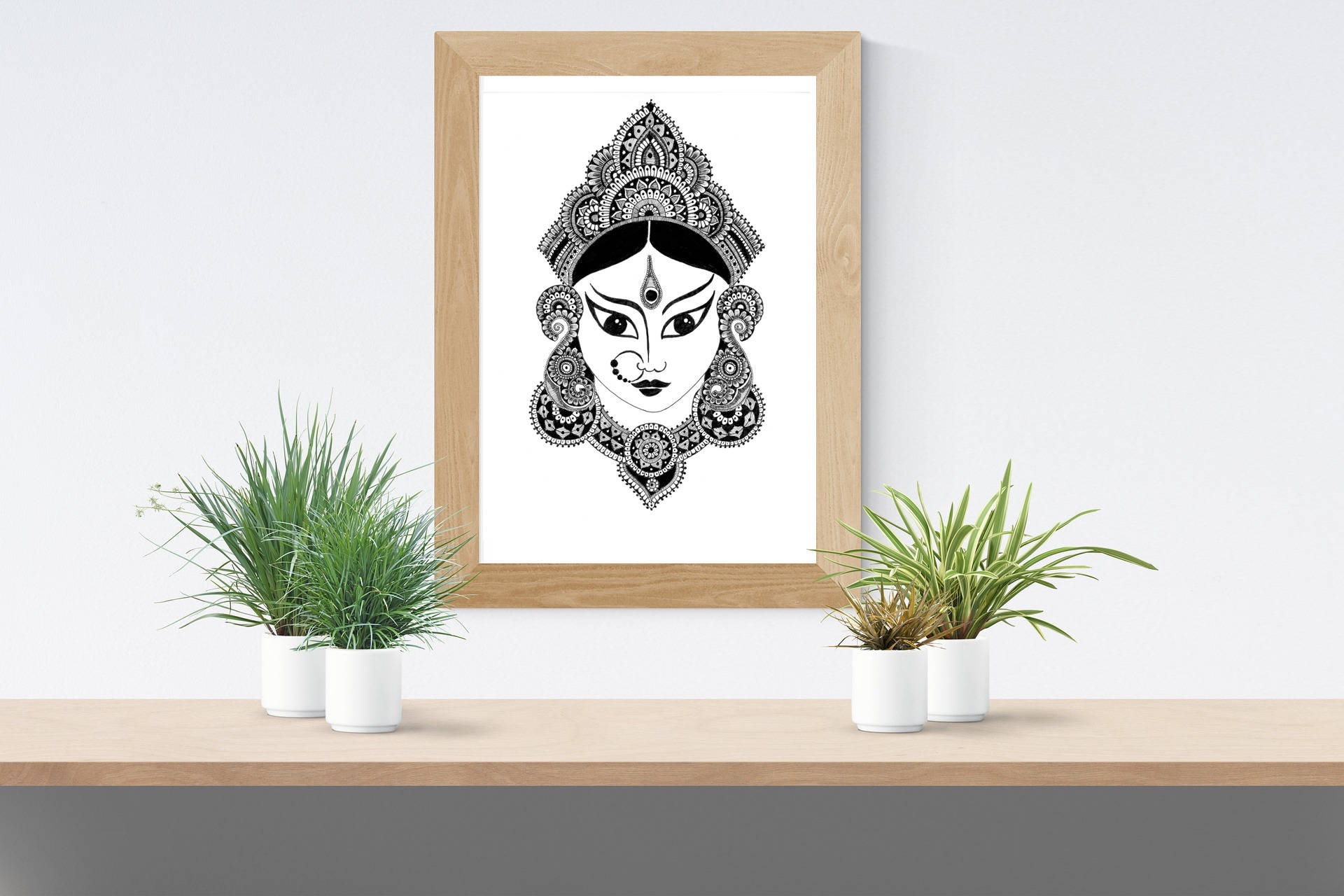 Maa Durga art print