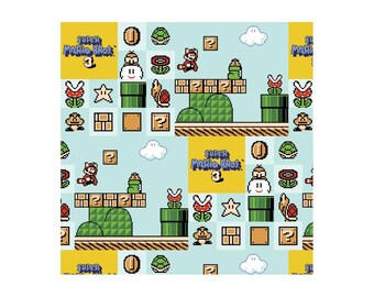 Super mario fabric | Etsy