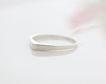 delicate ring thin sterling silver rings chain ring tiny