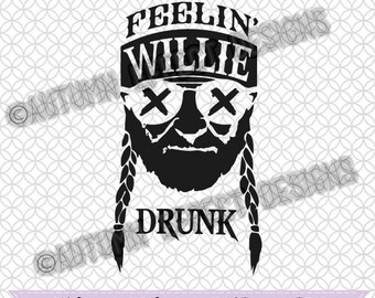 Willie nelson svg | Etsy