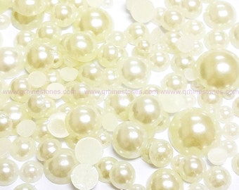 Flat back pearls | Etsy