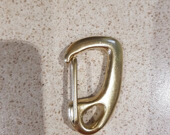 Brass carabiner | Etsy