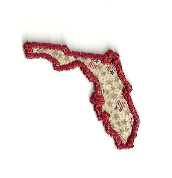 Florida State Patch Any Color Custom Made