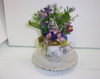 Tea cup planter | Etsy