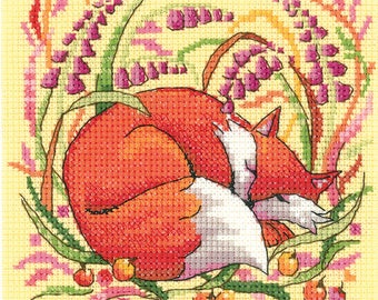 Fox cross stitch | Etsy