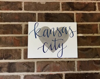 Kansas city sign | Etsy