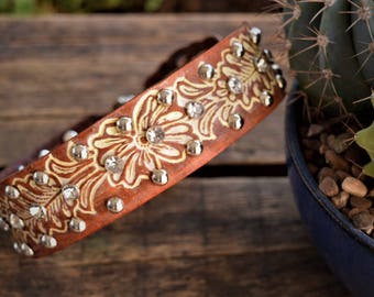 Western dog collar | Etsy