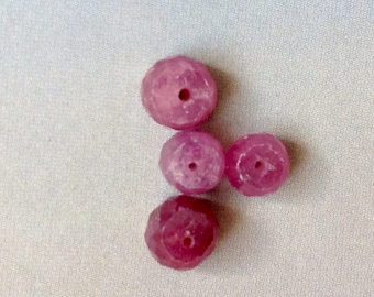 Natural ruby beads | Etsy
