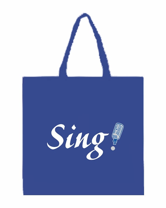 Sing Tote Bag Singers Tote Bag Singer Music Choir Choir