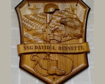 Military plaque | Etsy