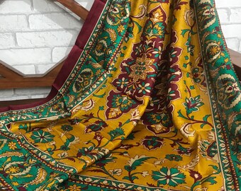 Indian silk fabric | Etsy