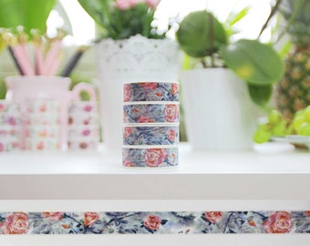 Digital Washi Tape Clipart Watercolor Washi Tape Floral