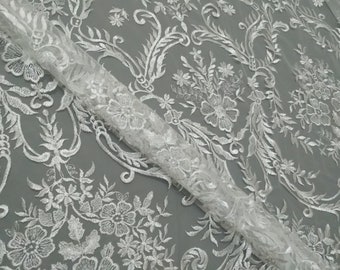 French lace fabric | Etsy