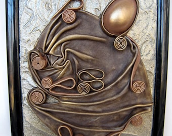 Leather wall art | Etsy