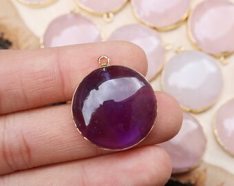 Amethyst pendant | Etsy