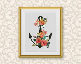 Anchor cross stitch | Etsy