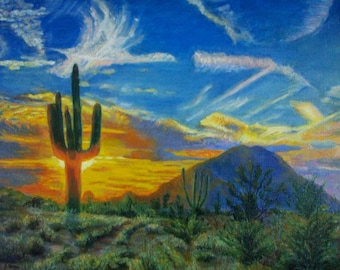 Mexican landscape | Etsy