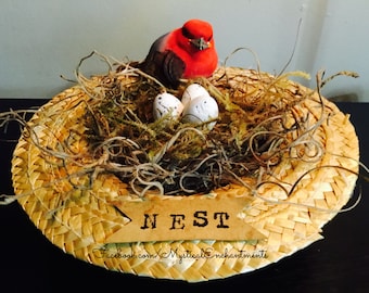 Bird nest hat | Etsy