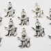 Silver Monkey Charms 20x14mm Antique Silver Monkey Pendants