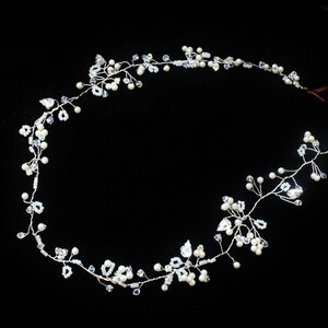 Bridal forehead band | Etsy