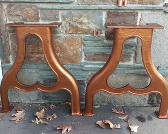 Vintage Cast Iron Table Legs and Other by IndustriousTableLegs